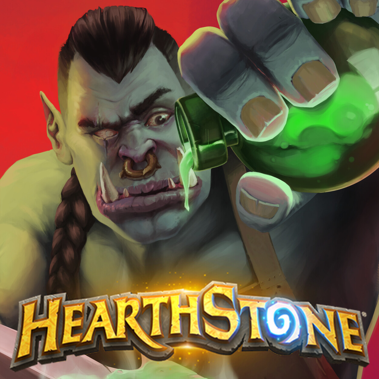 ArtStation - Deadly poison card remake - Hearthstone Fanart