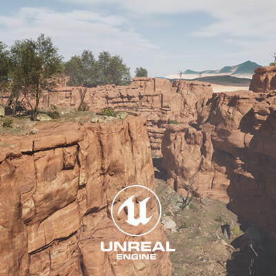 ArtStation - Canyon set dressing