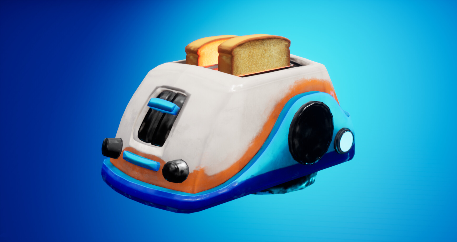 ArtStation - Stylized Jet Toaster