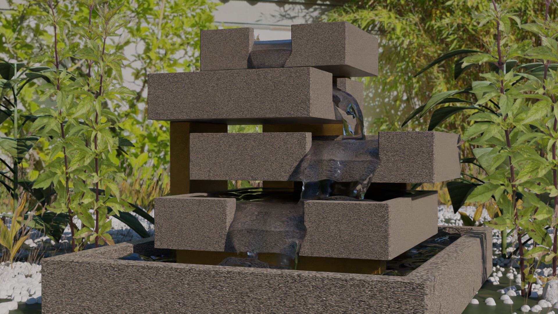 ArtStation - Water Fountain Simulation