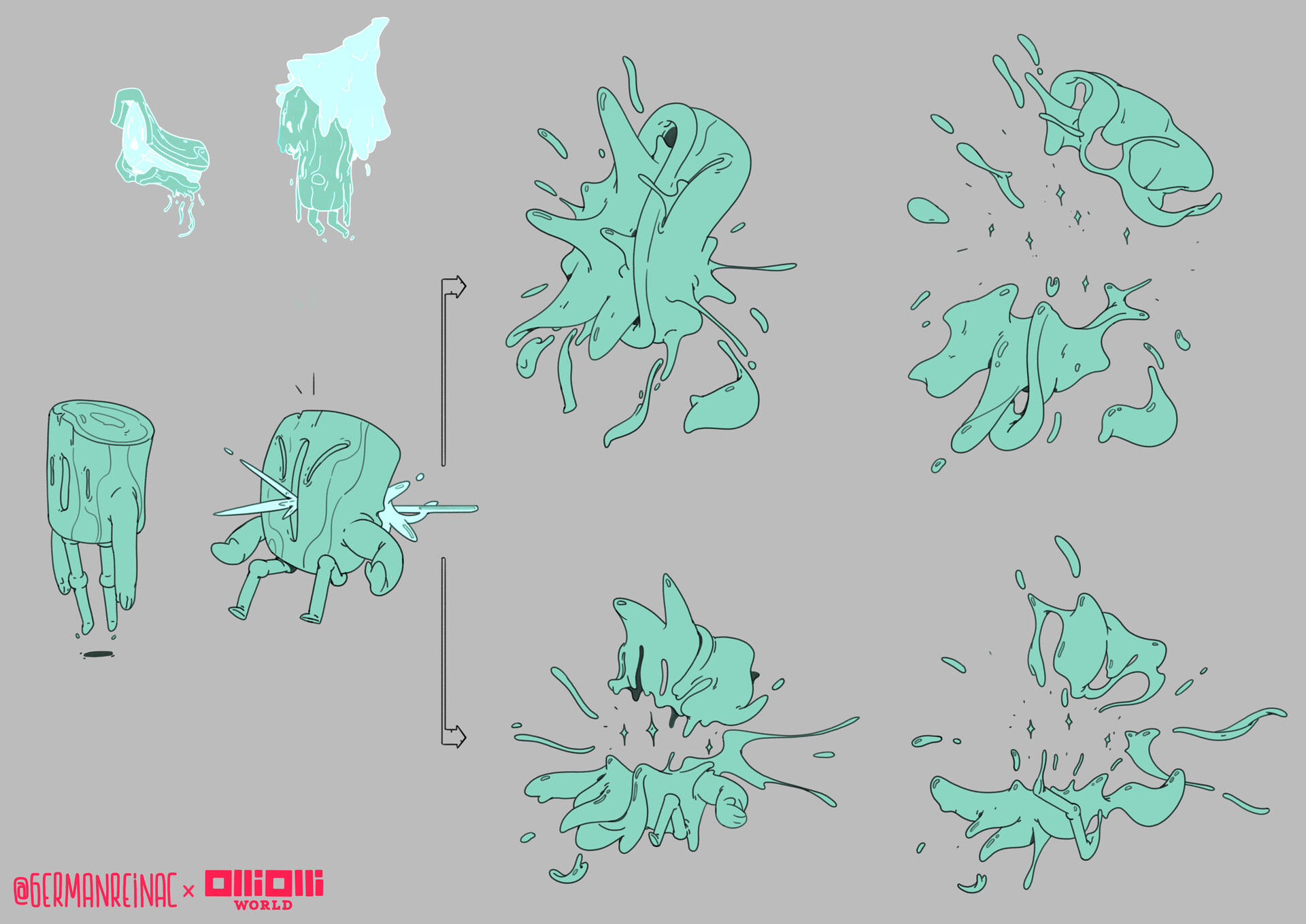 ArtStation - OlliOlli World - Ghost Trees!