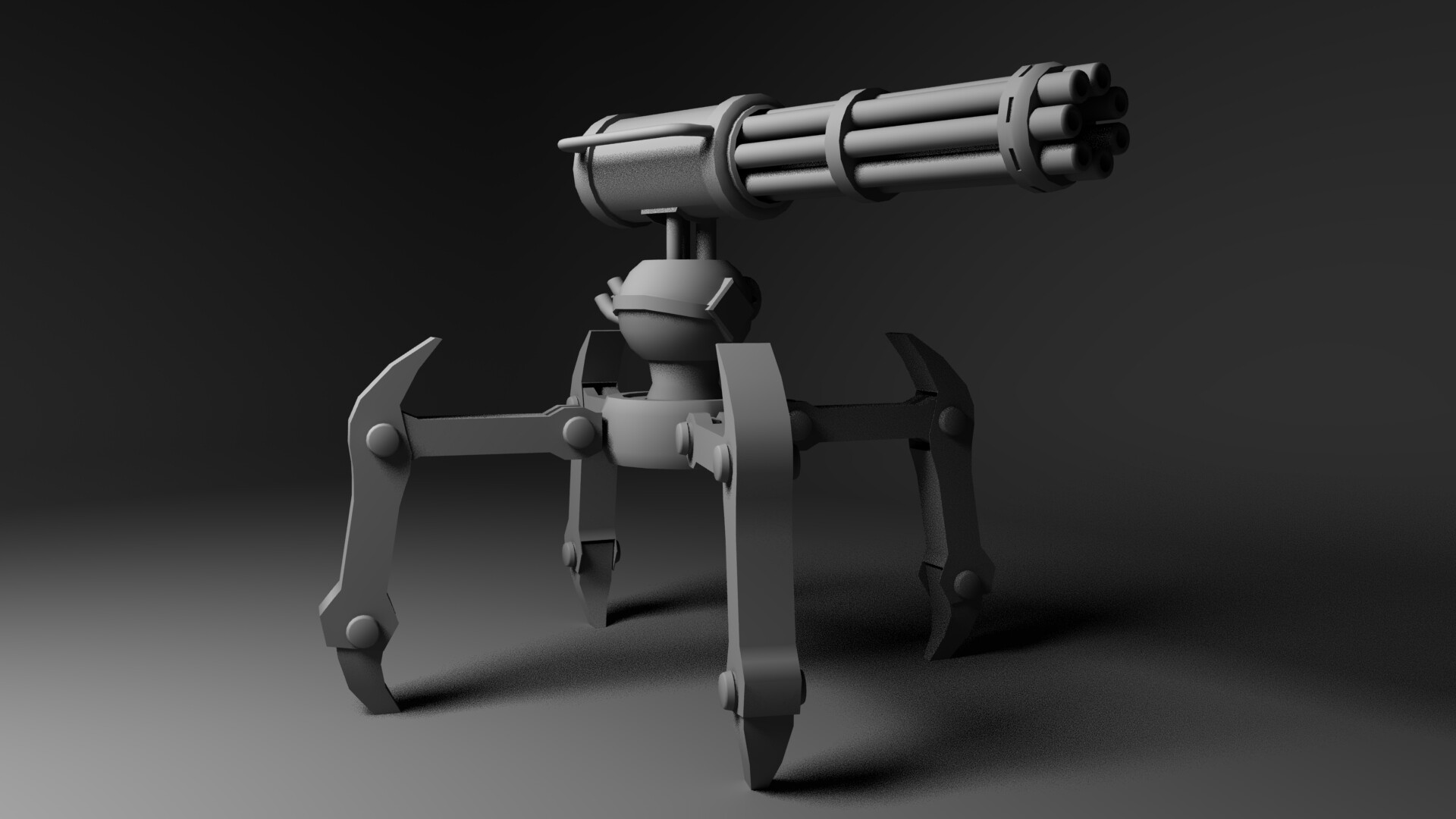 ArtStation - Robotic Machine Gun