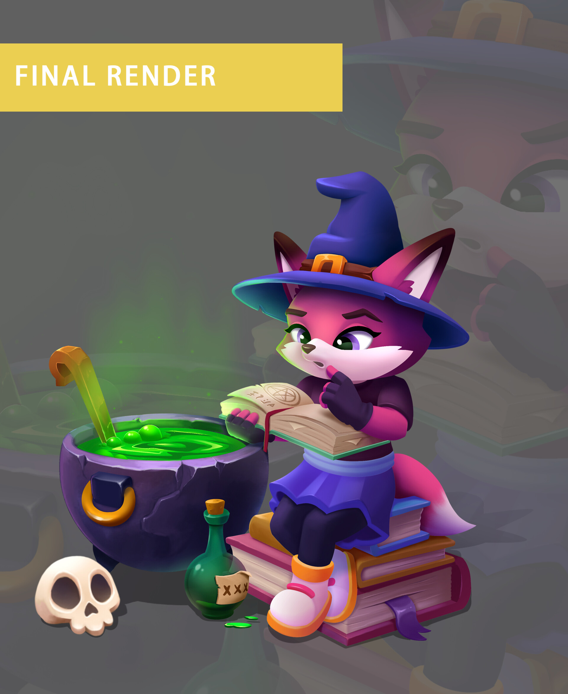 ArtStation - Halloween Foxie