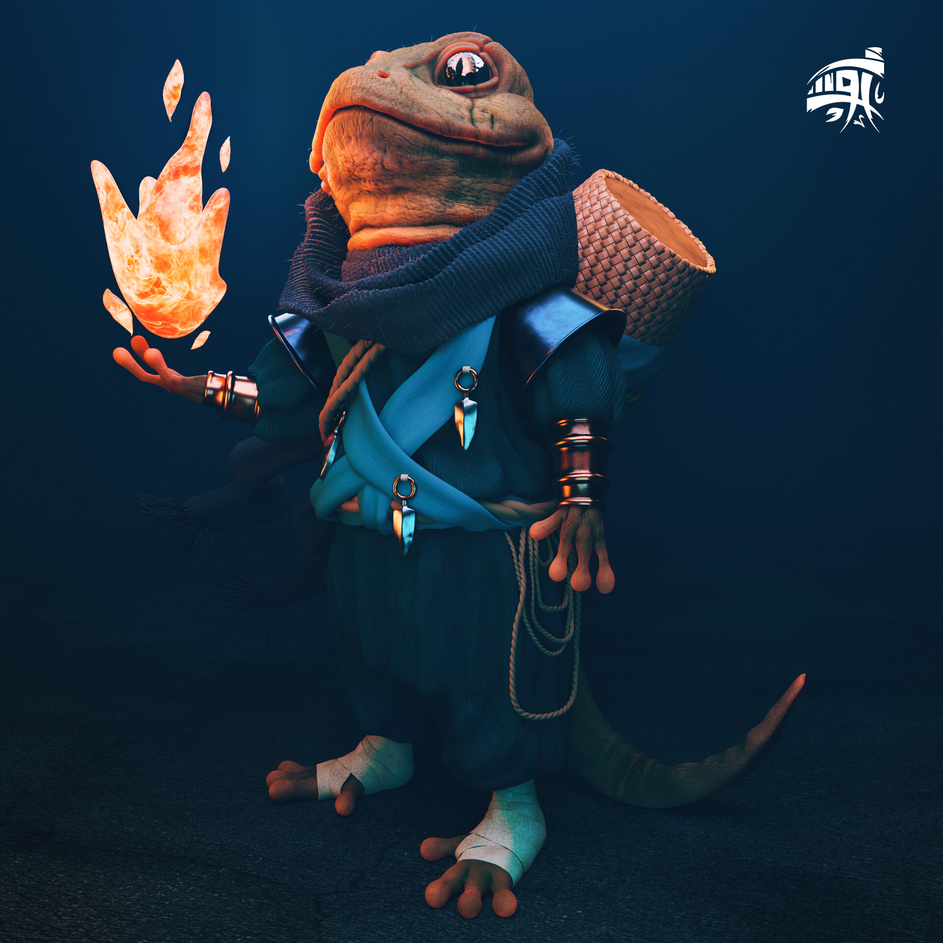 ArtStation - Fire wielding salamanders 🔥