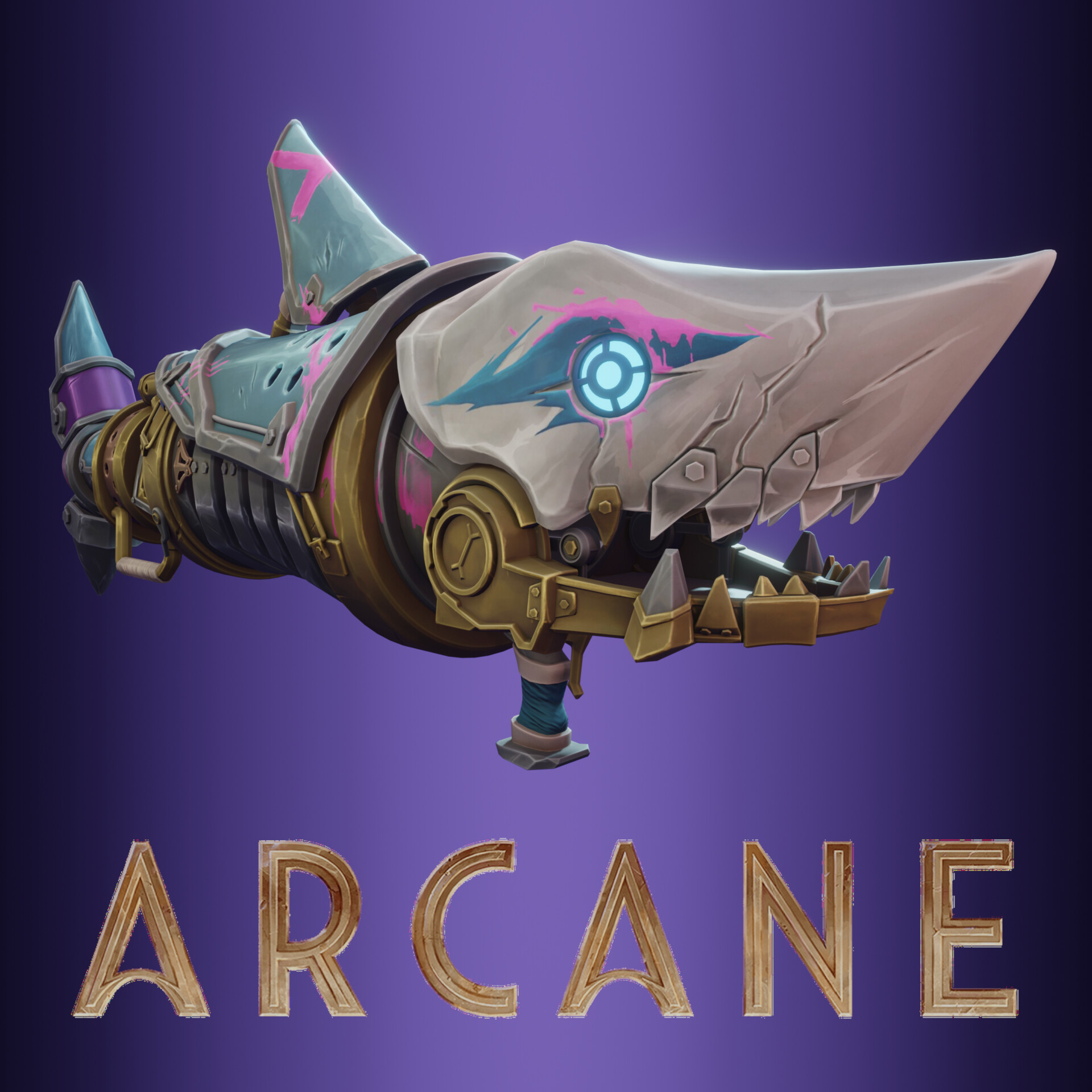 ArtStation - ARCANE - Jinx's Fishbones (Fan Art)