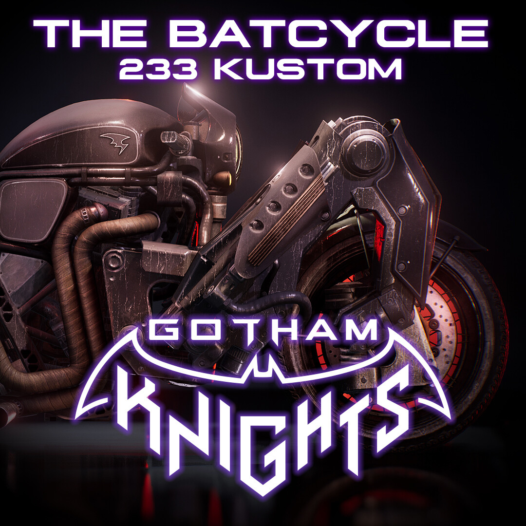 ArtStation - Gotham Knight - Batcycle - 233 Kustom