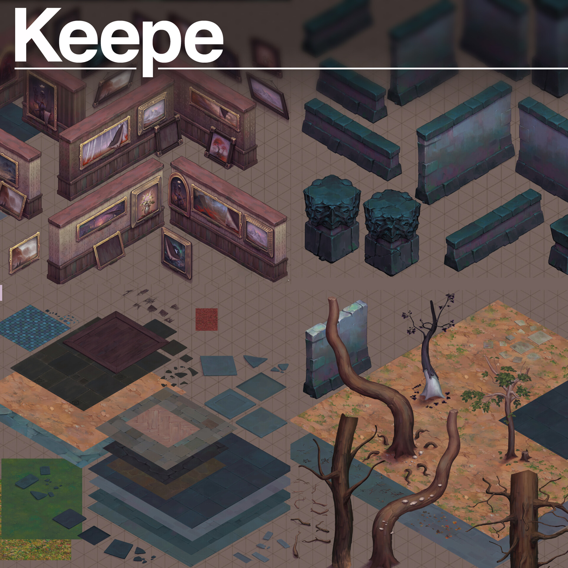 ArtStation - Keepe - Modular Asset Examples