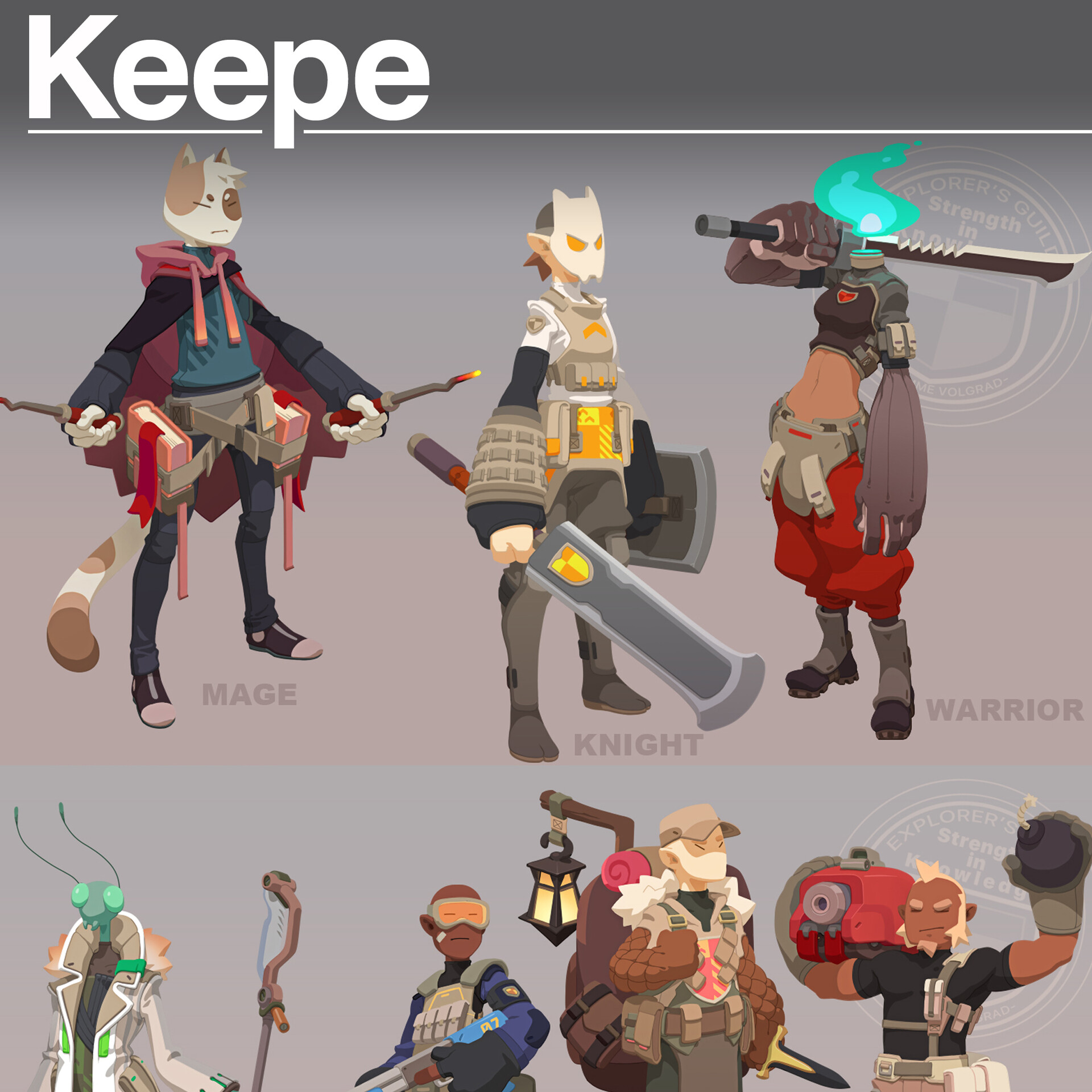 ArtStation - Keepe - Character classes