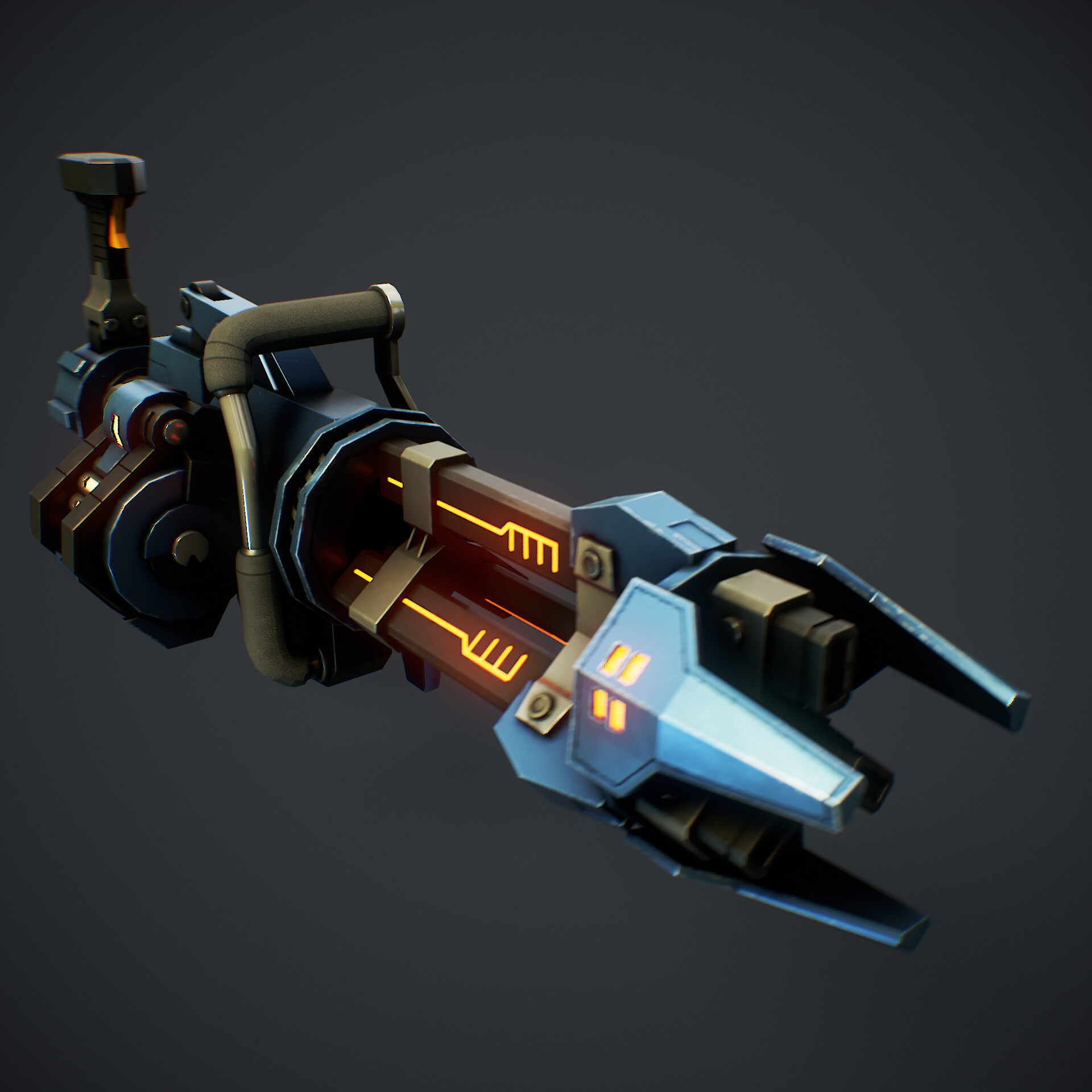 ArtStation - Sci-Fi Minigun