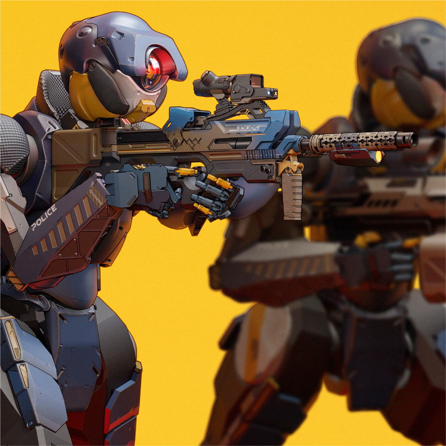 ArtStation - Mech Police ROB