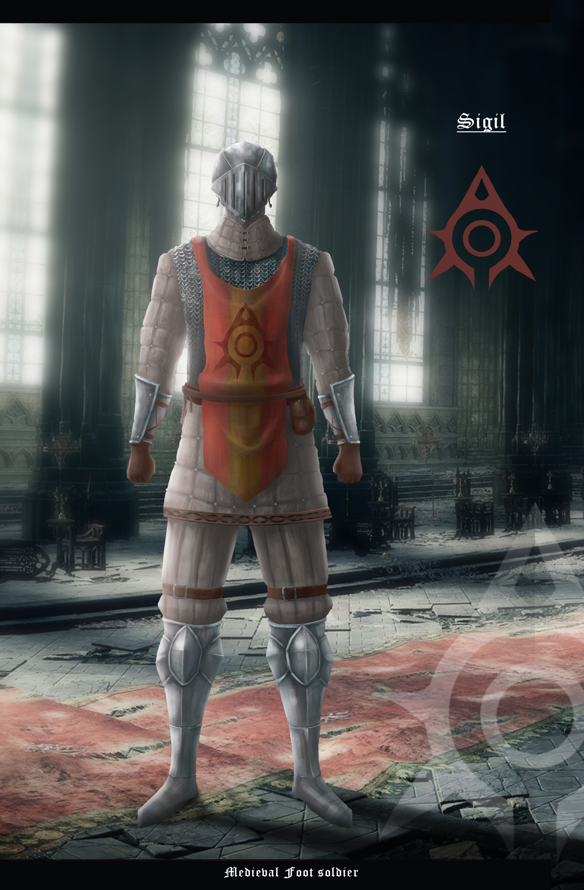 ArtStation - Medieval foot solder exploration