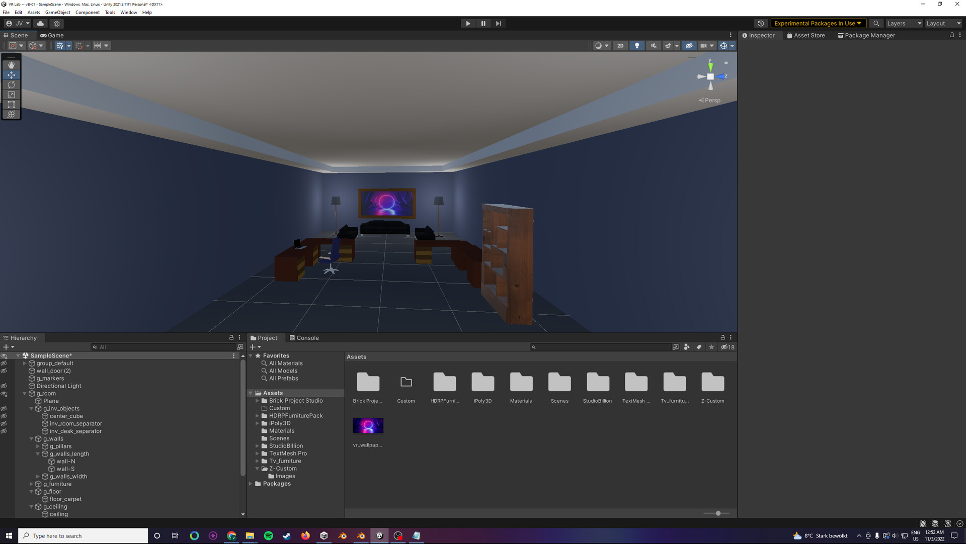 ArtStation - Building 3D Recreation • CUB VR Lab 3D Model • Made in Unity Engine • KaveriK the Kodda