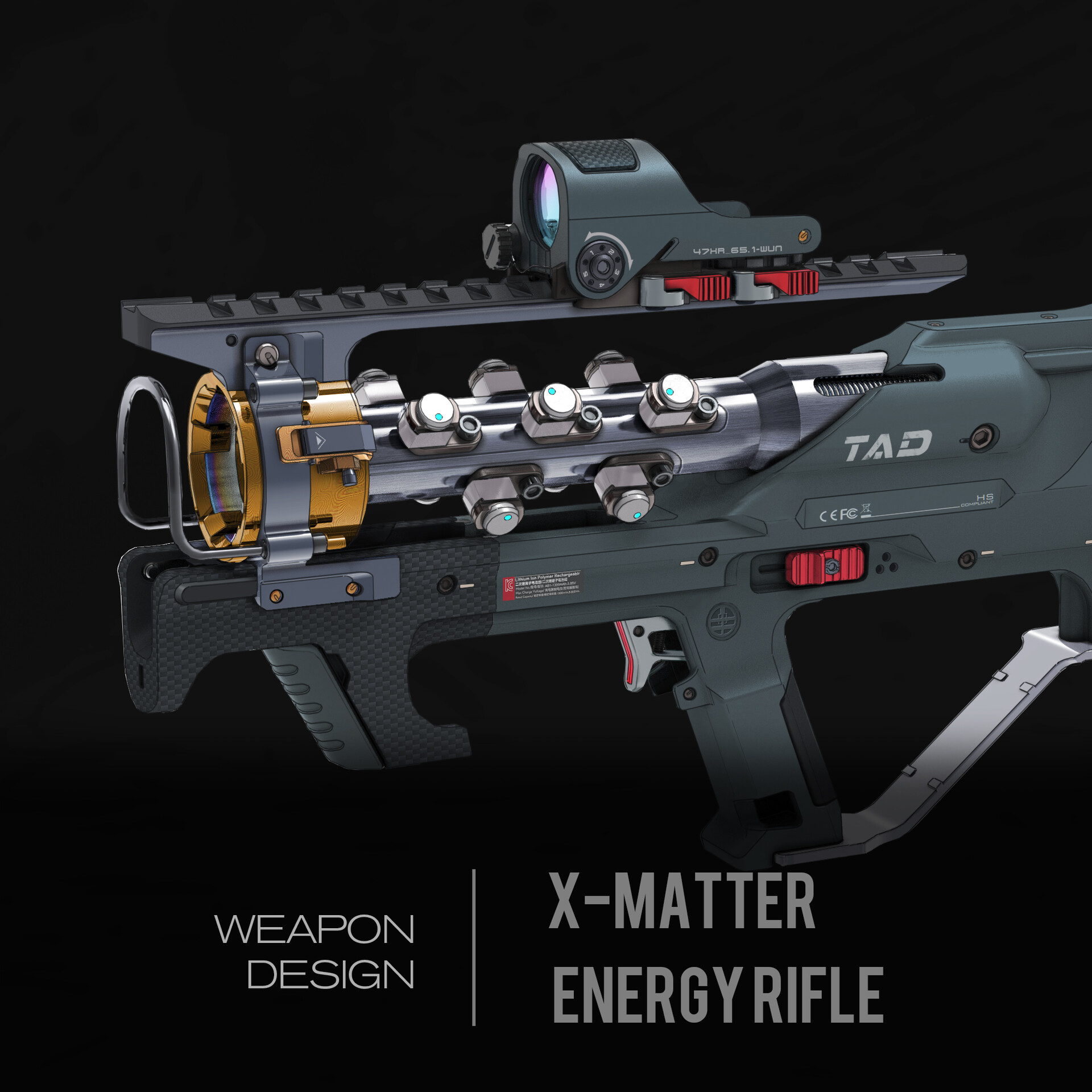 ArtStation - X-matter energy Rifle