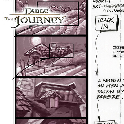 ArtStation - Fable: The Journey - Theresa's Fresco 1 storyboards