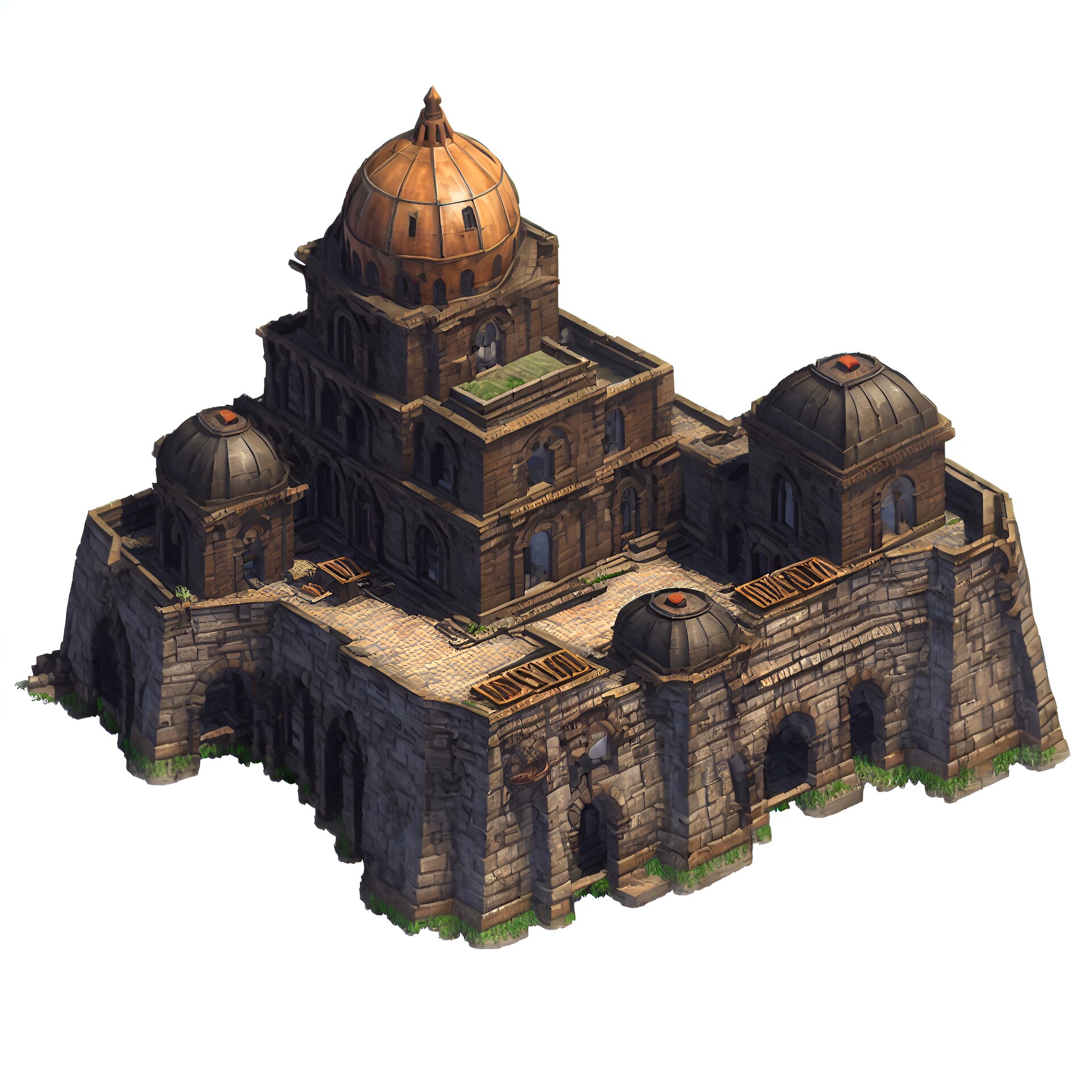 ArtStation - Byzantine-Atlantis Isometric City Sprites - Demo of 3