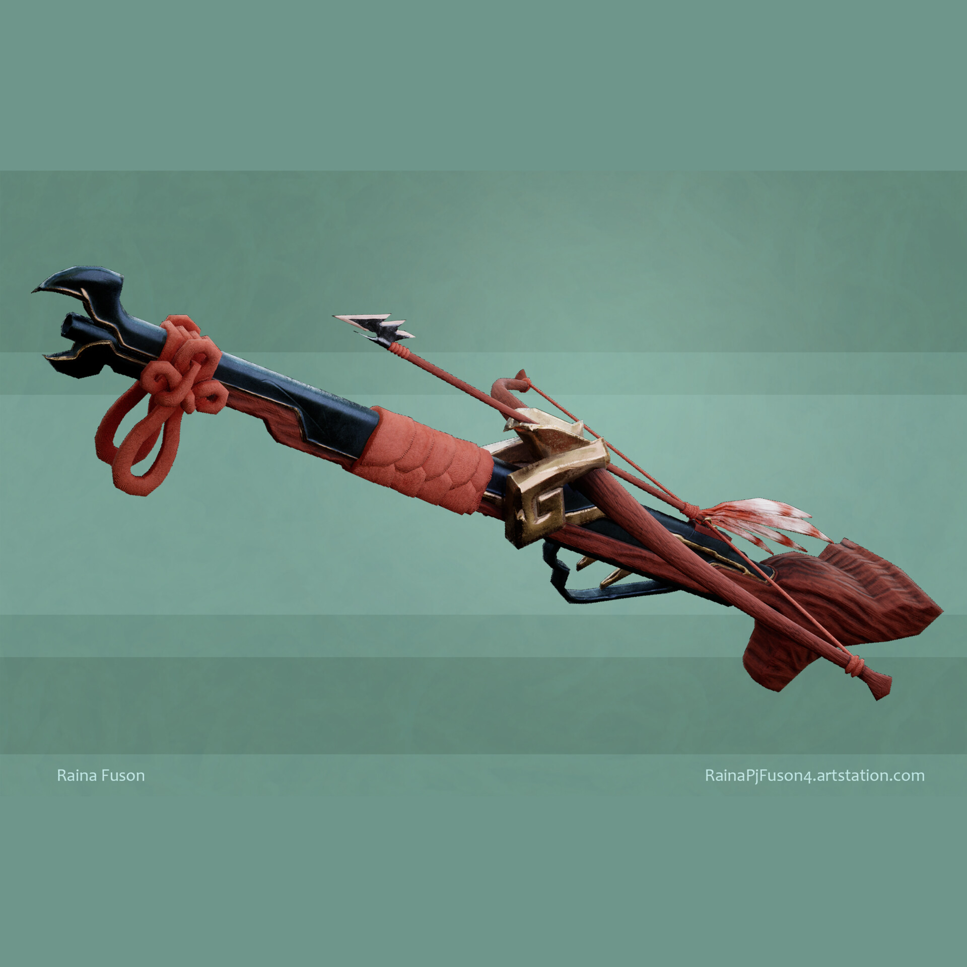 ArtStation - Rifle Bow