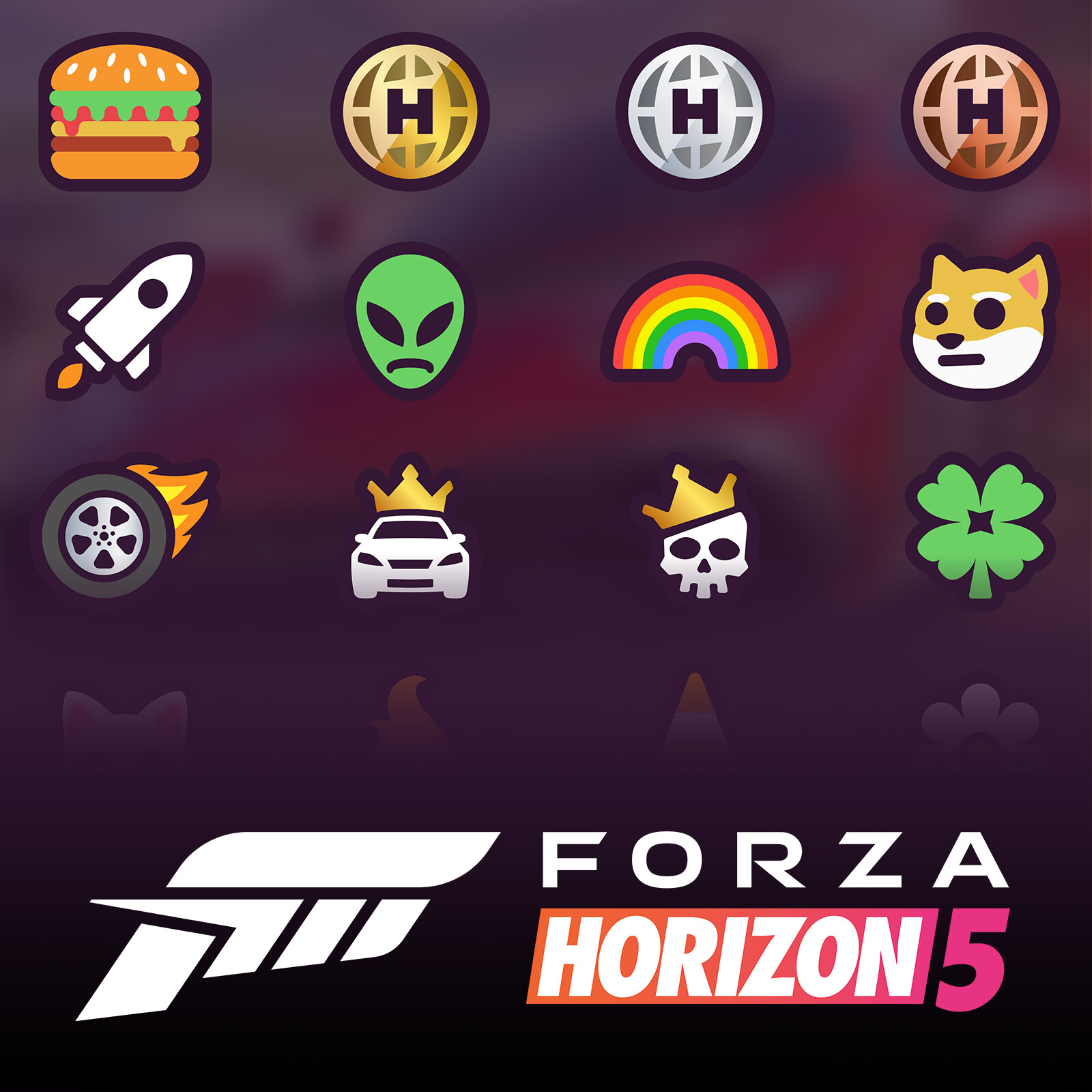 ArtStation - Forza Horizon 5 - Badges UI