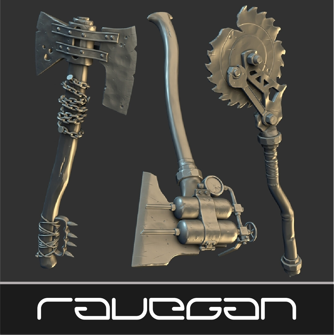 ArtStation - Cyberpunk Weapons