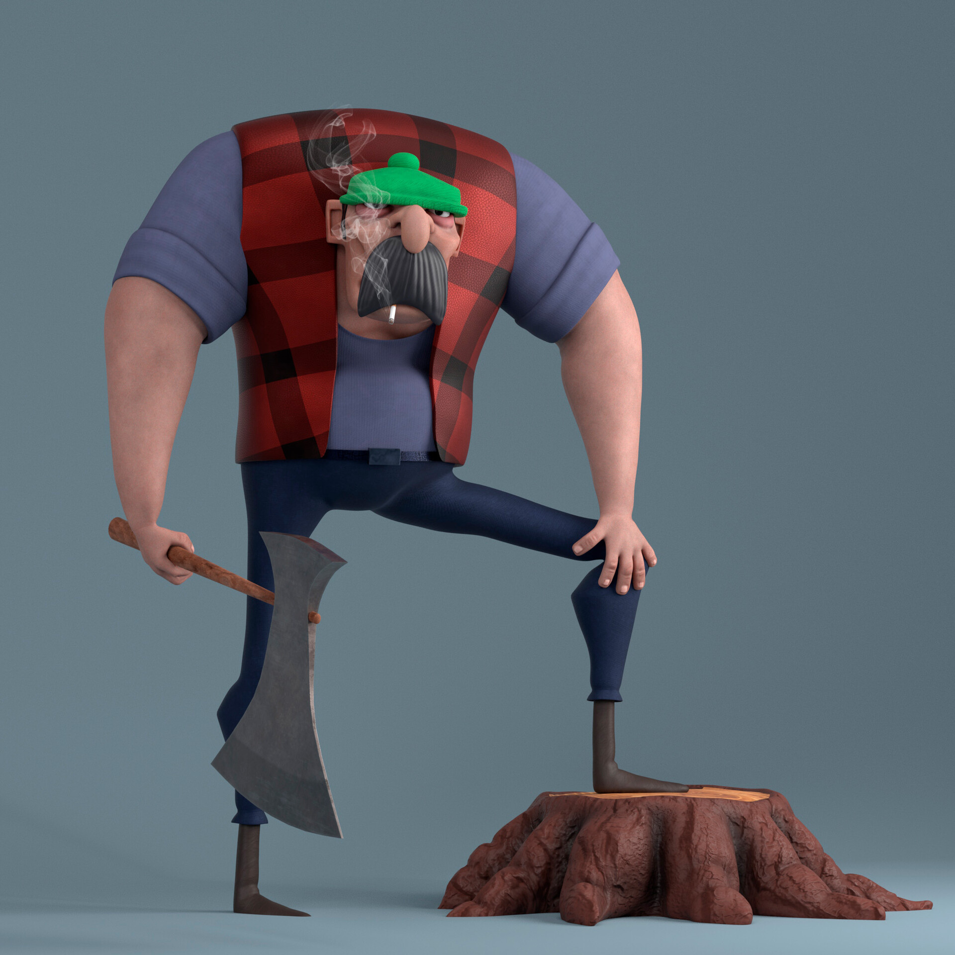 ArtStation - The Lumberjack