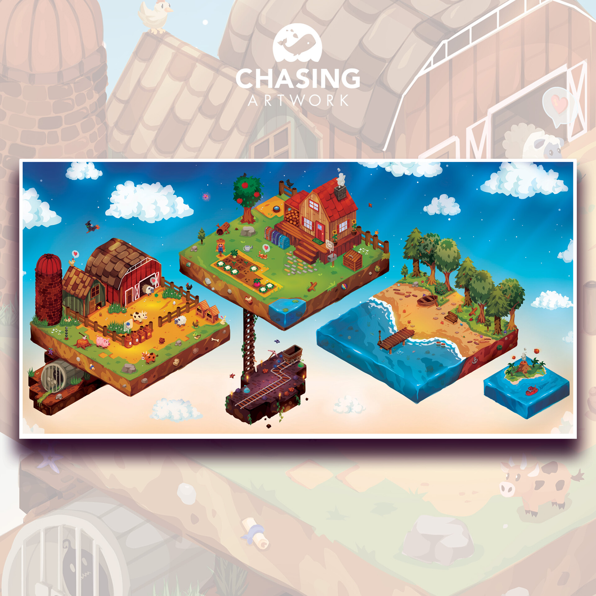 ArtStation - Your Cozy Valley Farm Awaits