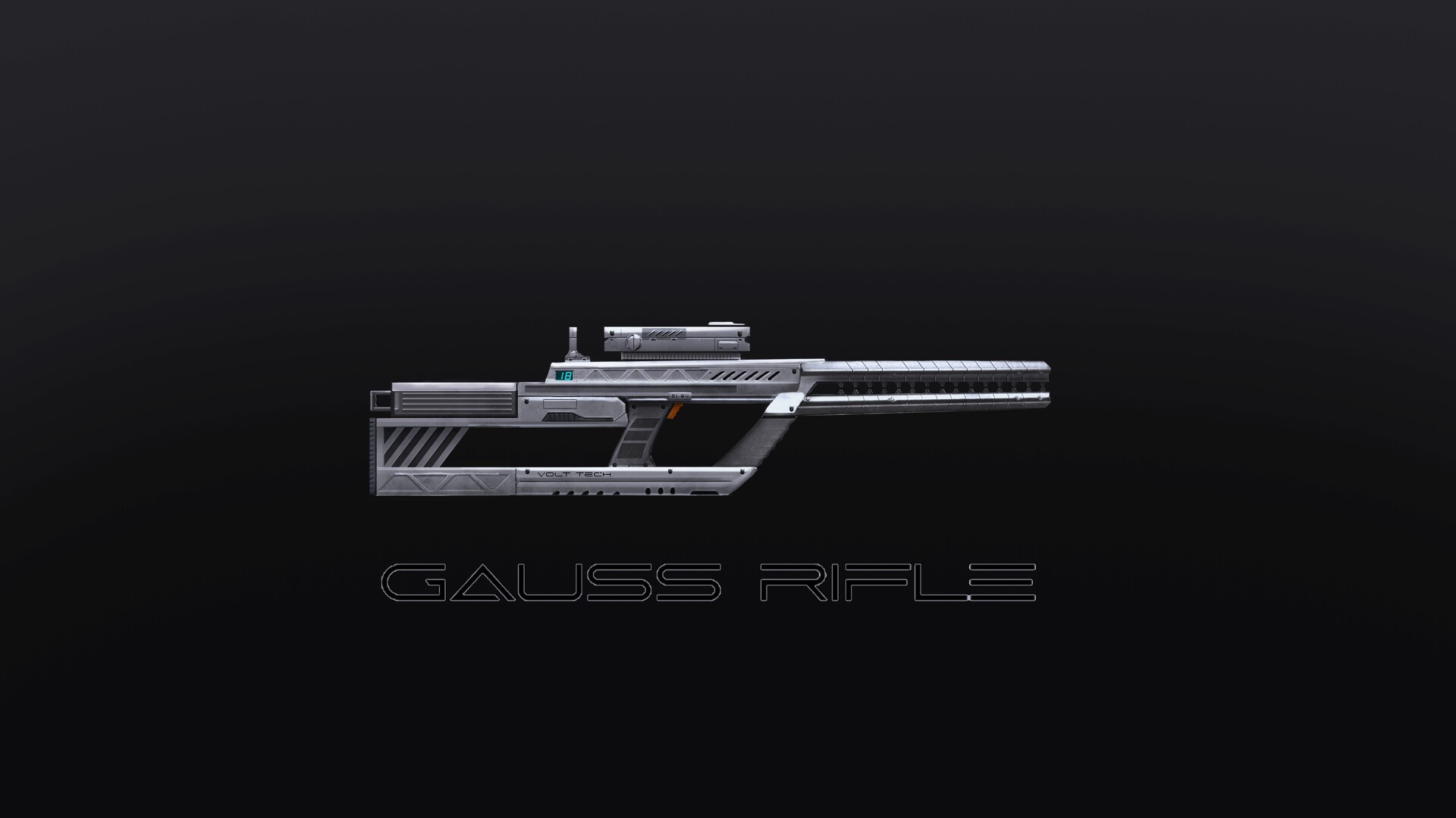 ArtStation - Gauss Rifle
