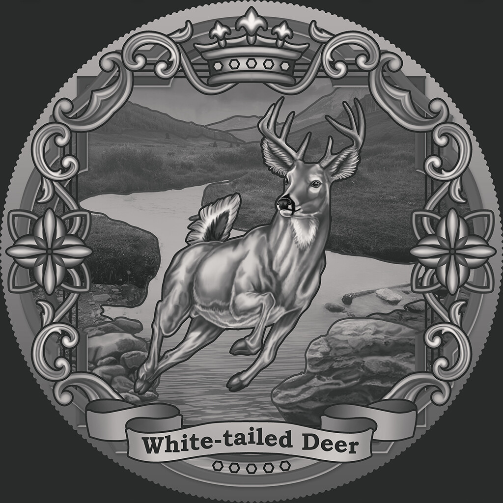 ArtStation - White-tailed Deer