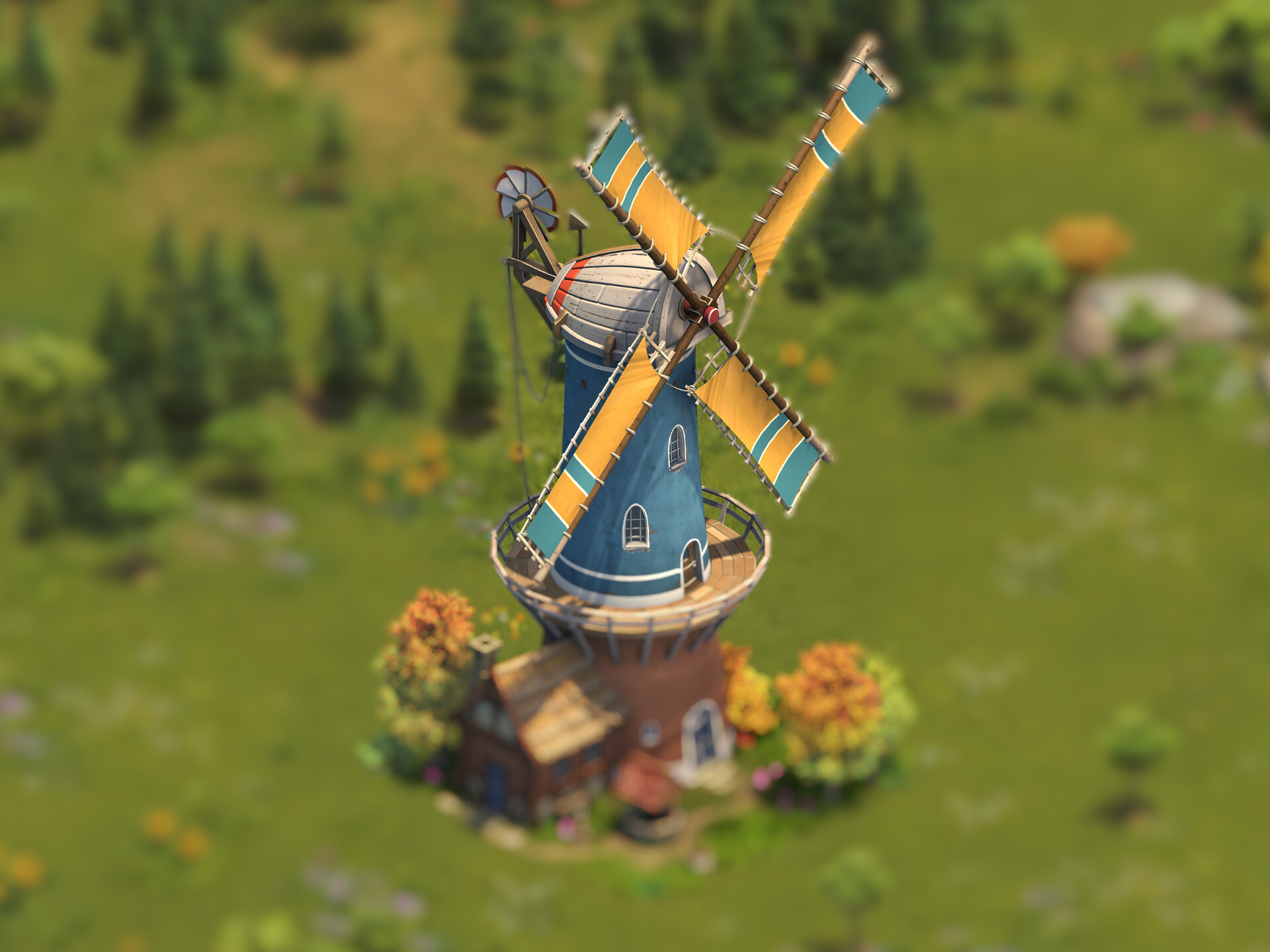ArtStation - Forge of Empires : Windmill