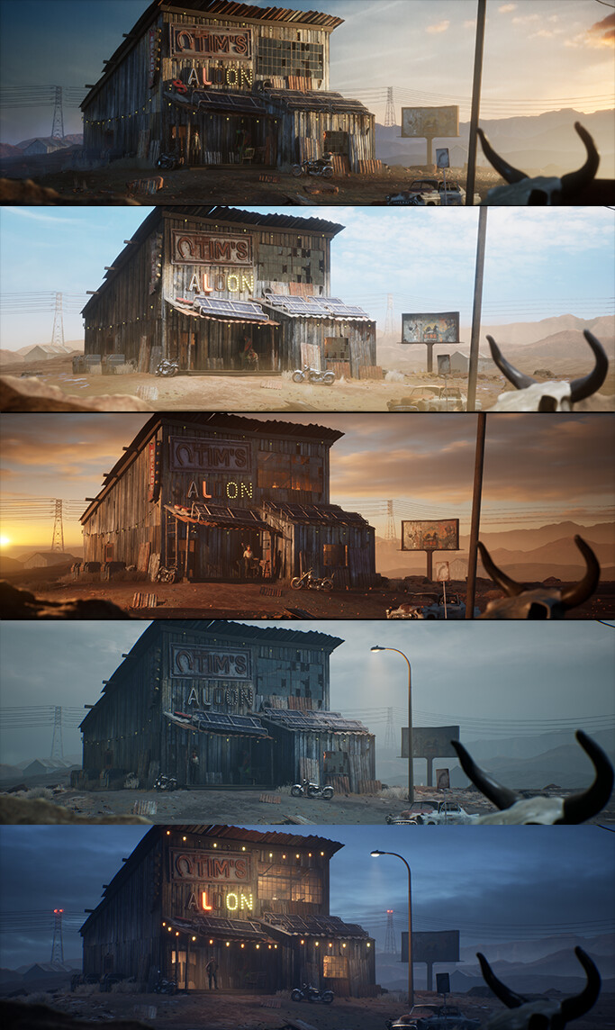 ArtStation - 灯光练习01