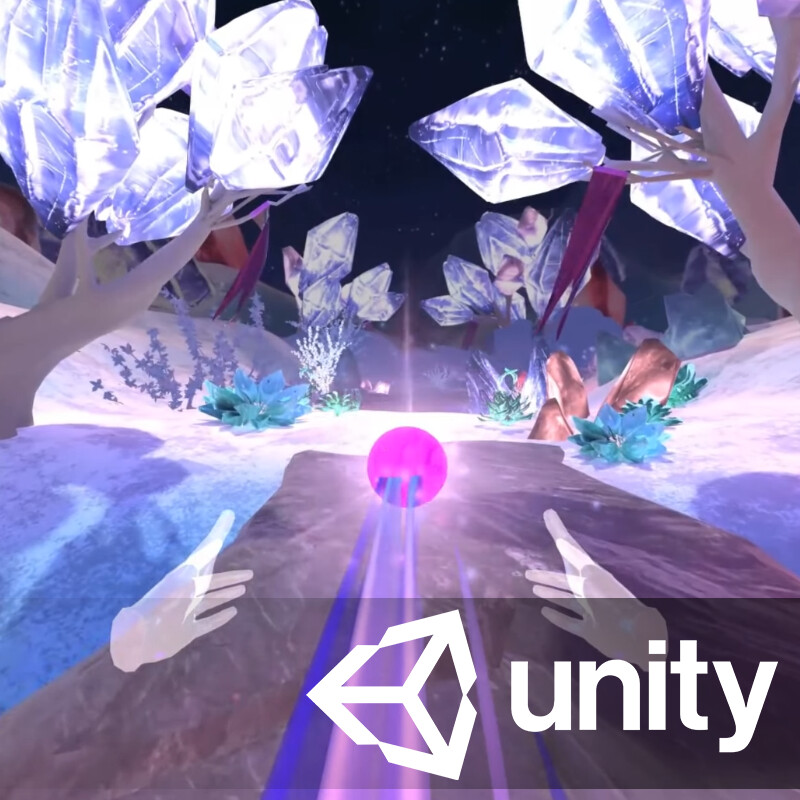 ArtStation - VR Level Design - Crystals