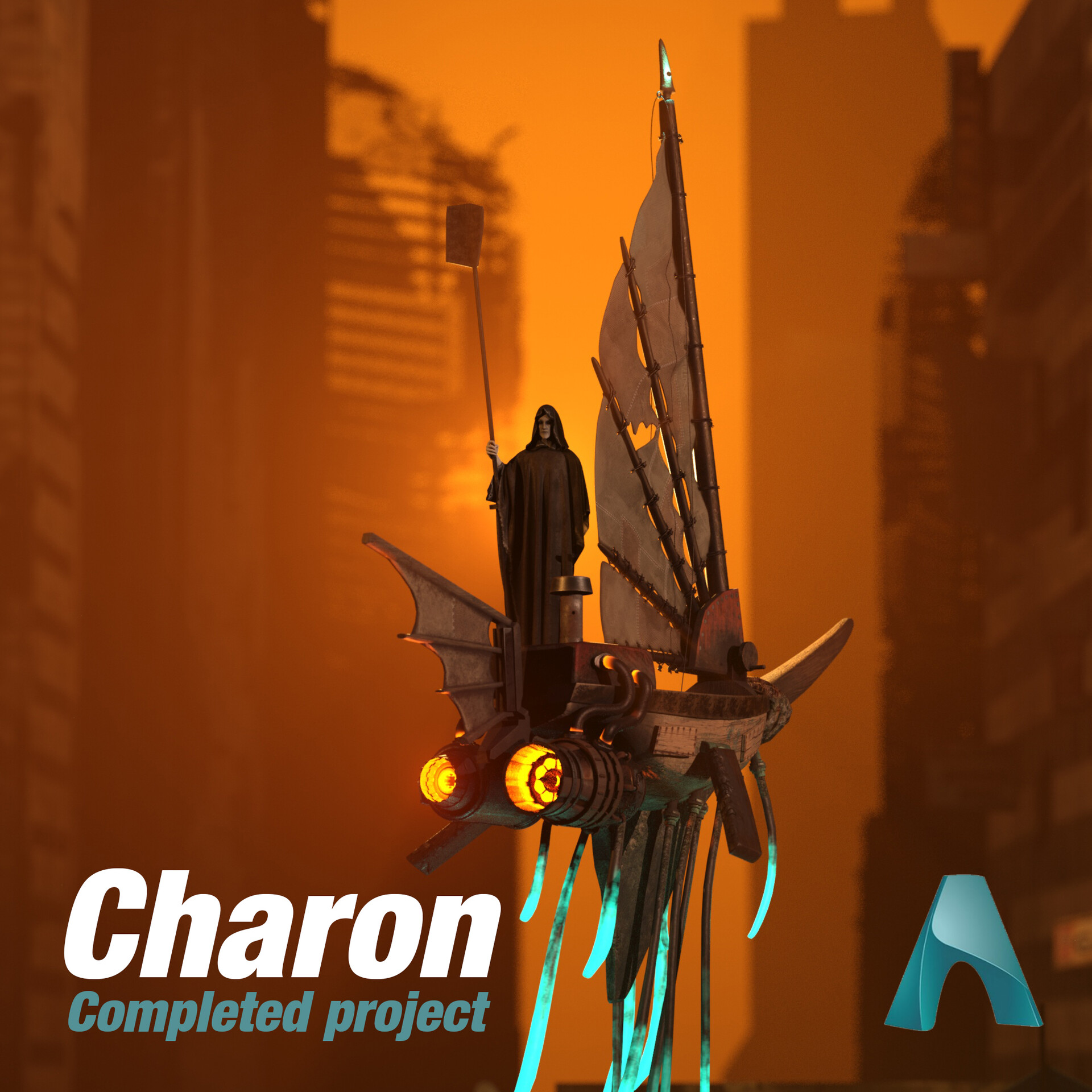 ArtStation - Charon's Boat