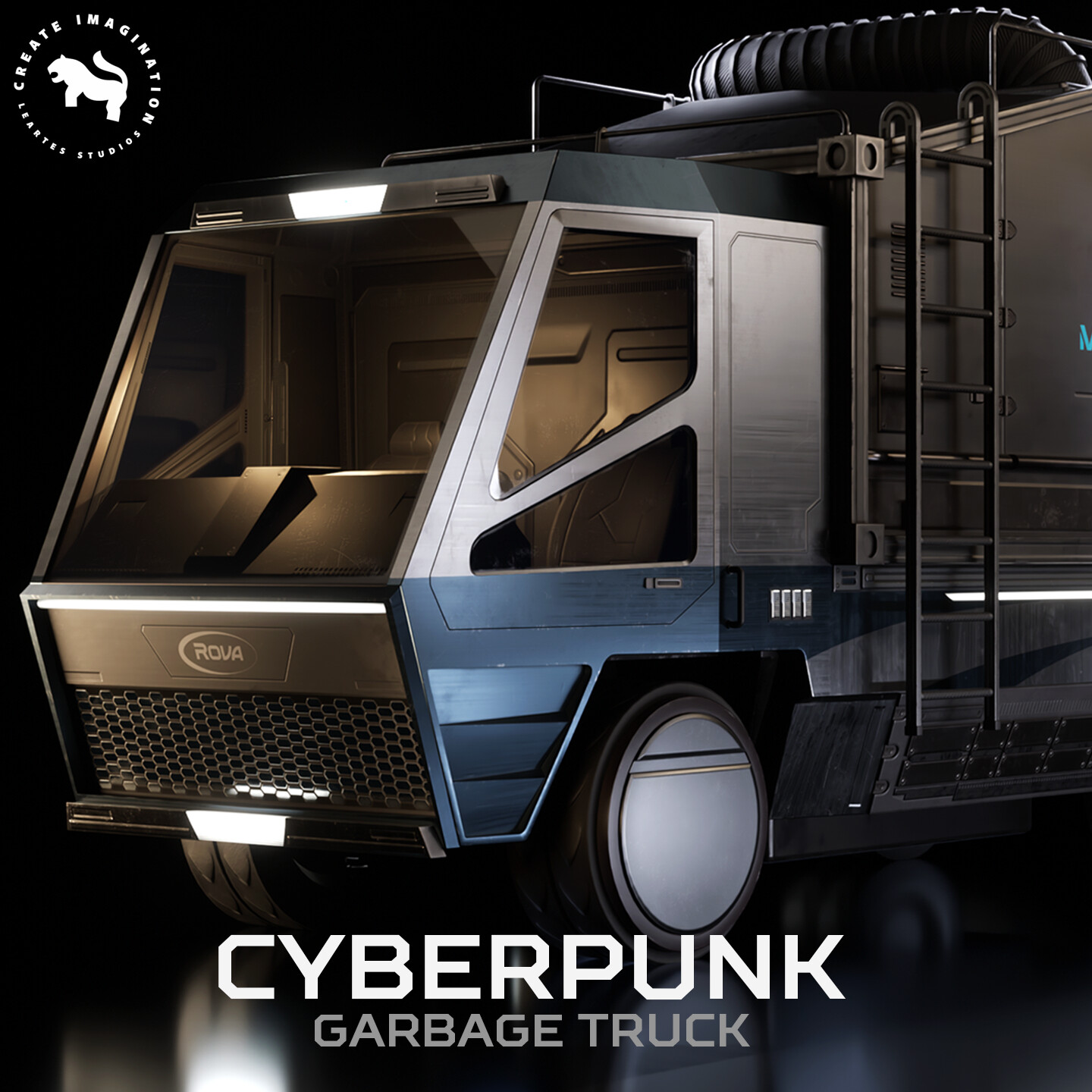 ArtStation - Cyberpunk Garbage Truck