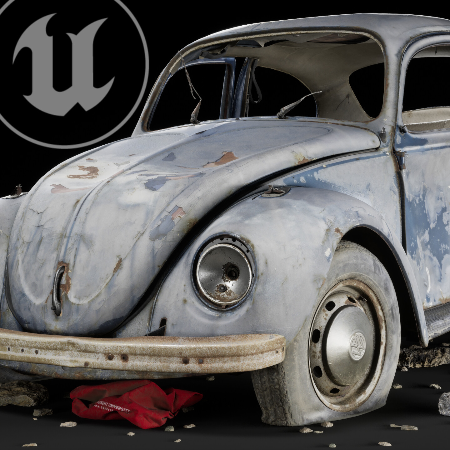 Mert Mimaroglu - Wrecked VW Beetle - Unreal