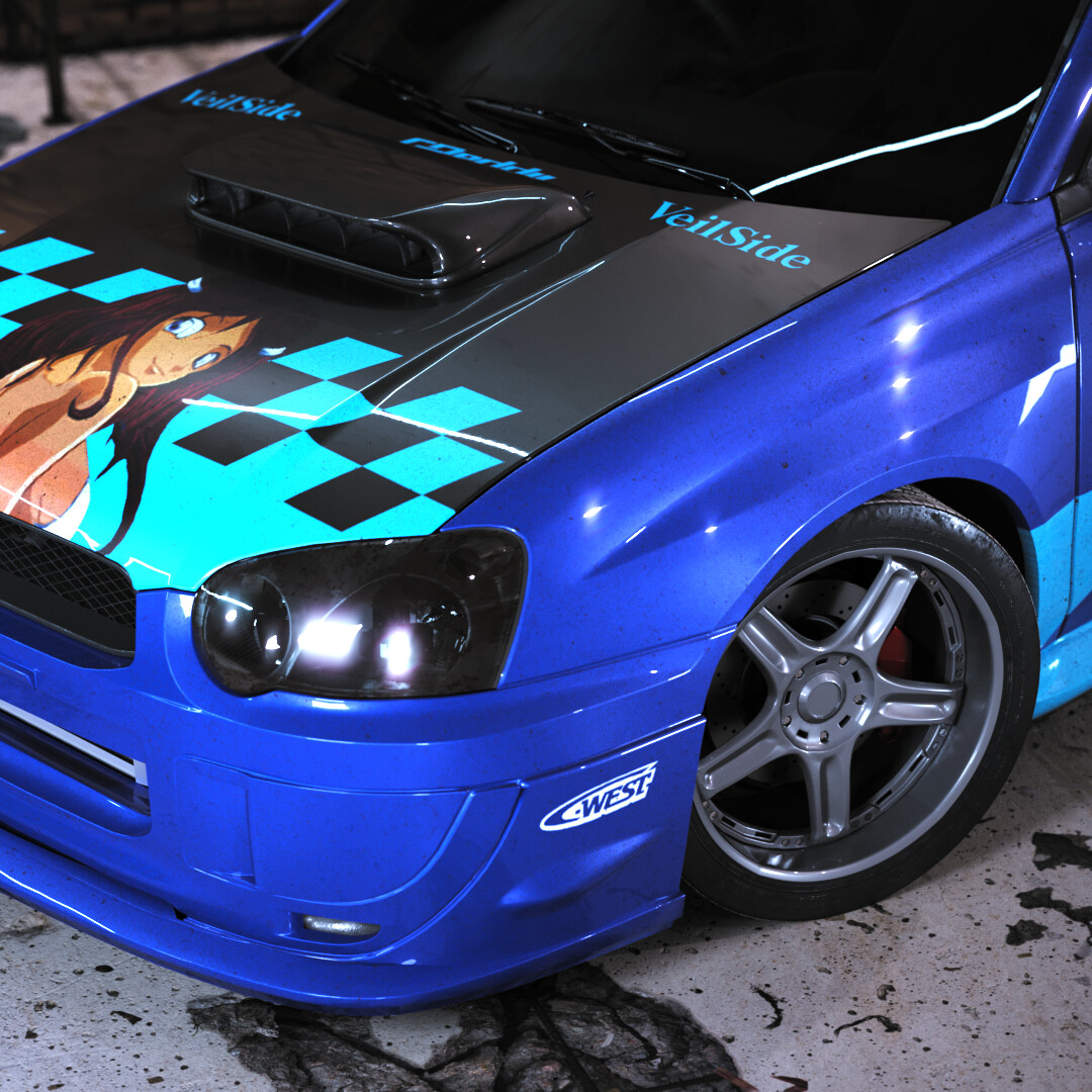 ArtStation - Subaru WRX STi (Street Racing Syndicate)