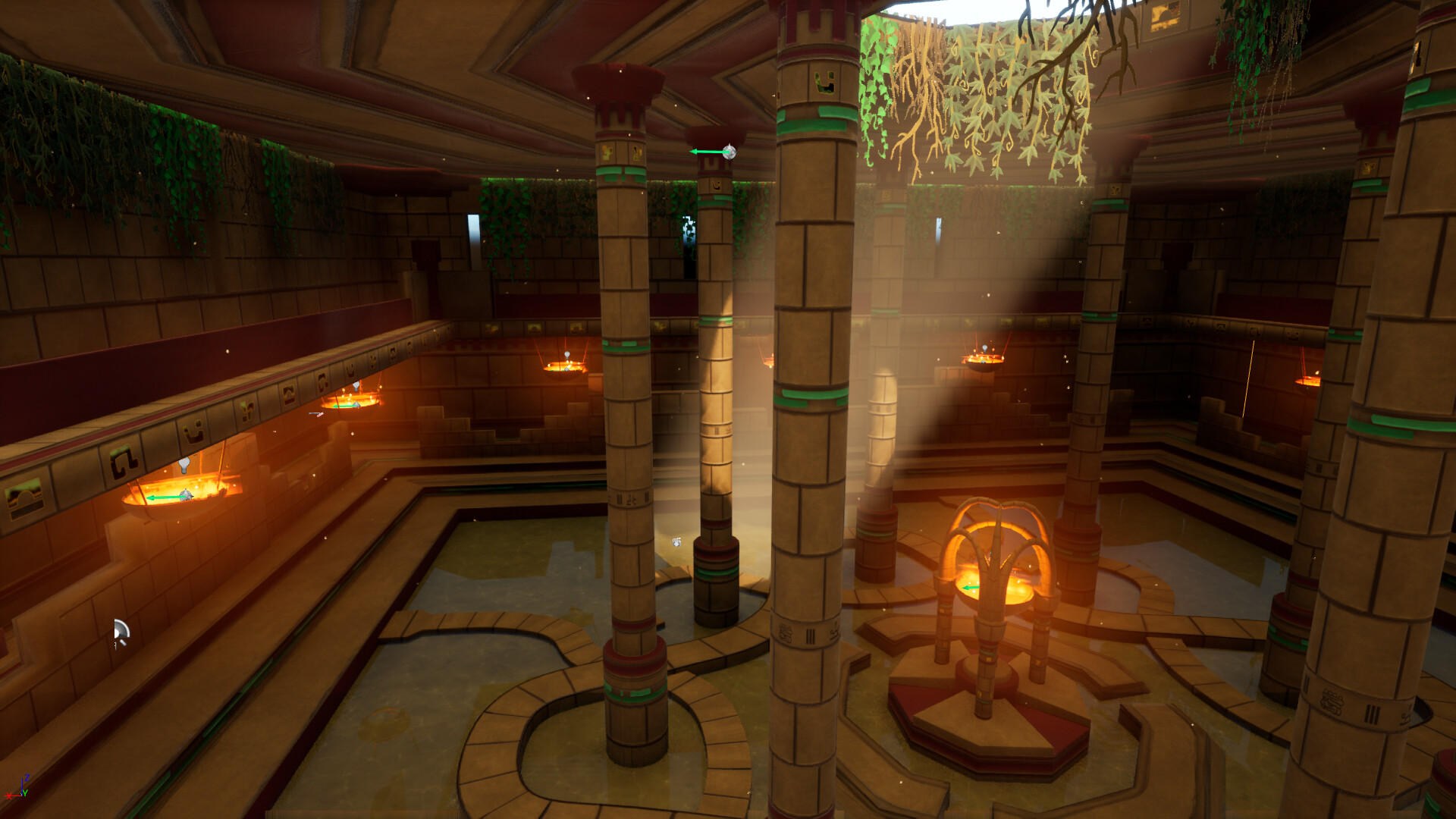 ArtStation - Aztec temple scene