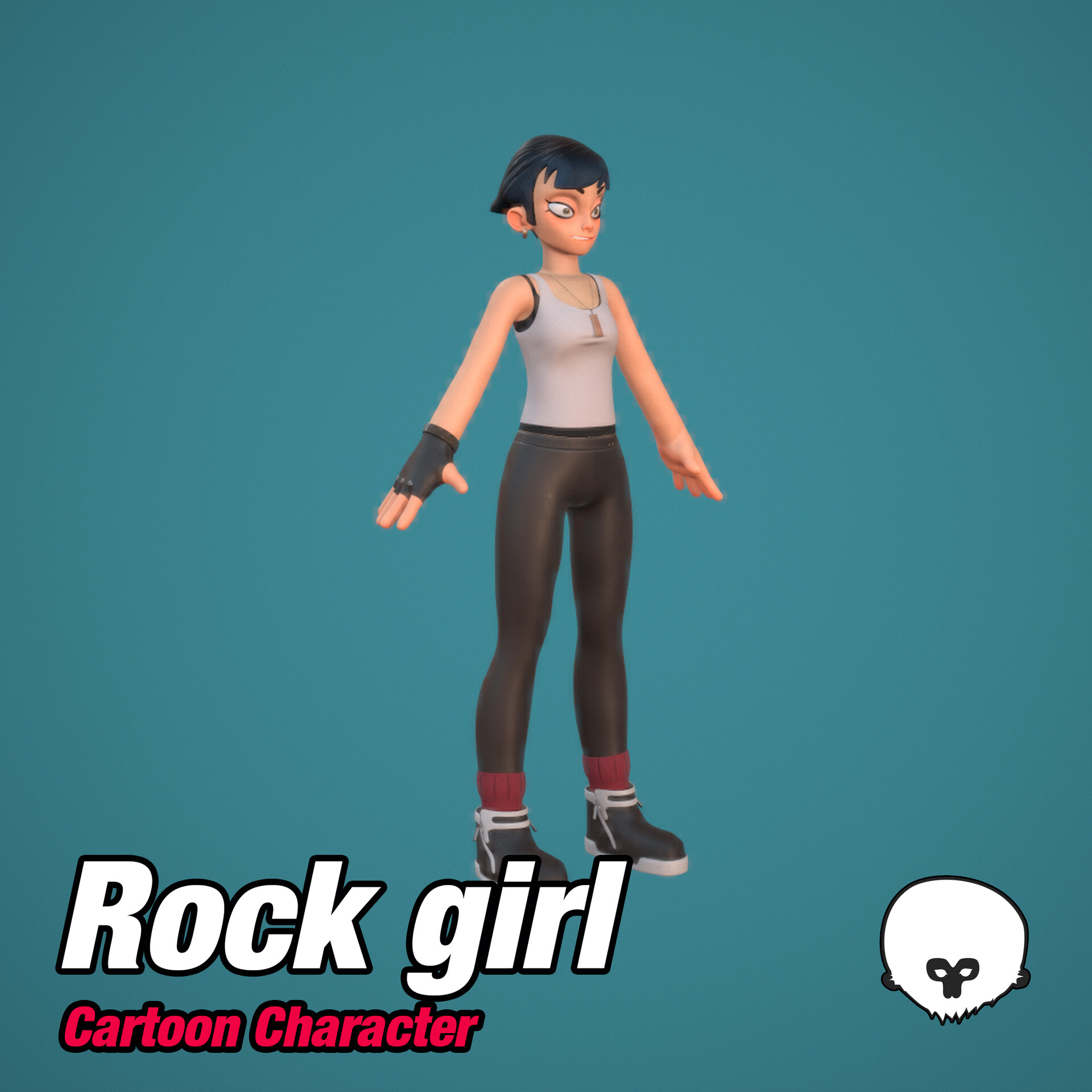 ArtStation - Rock girl