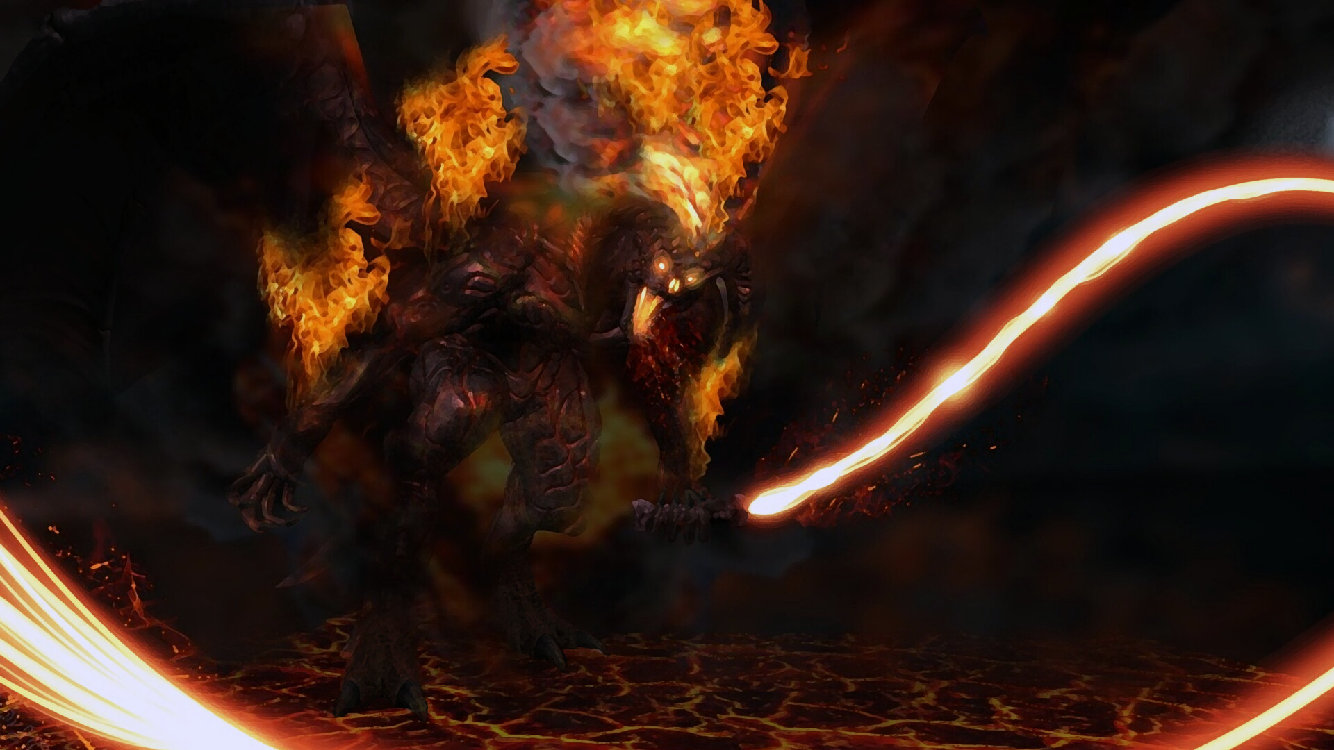 ArtStation - Balrog 3D creature