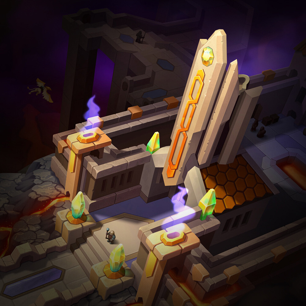 ArtStation - Dwarf Outpost Concept Art