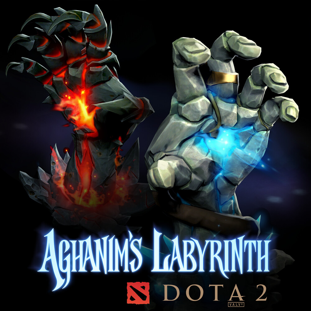 ArtStation - Grasp of the Elder Gods - Aghanim's Labyrinth Dota2