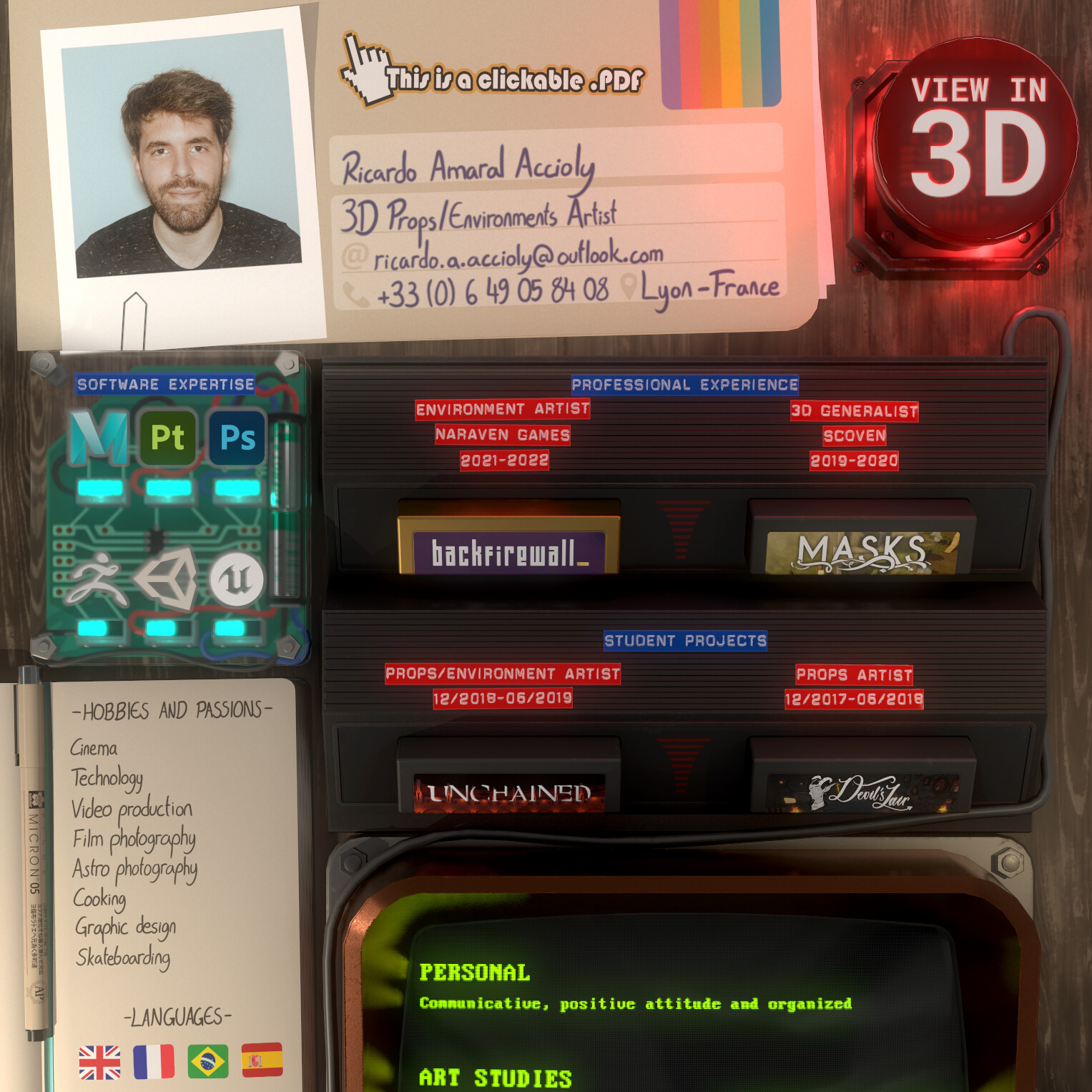 ArtStation - My 3D Resume