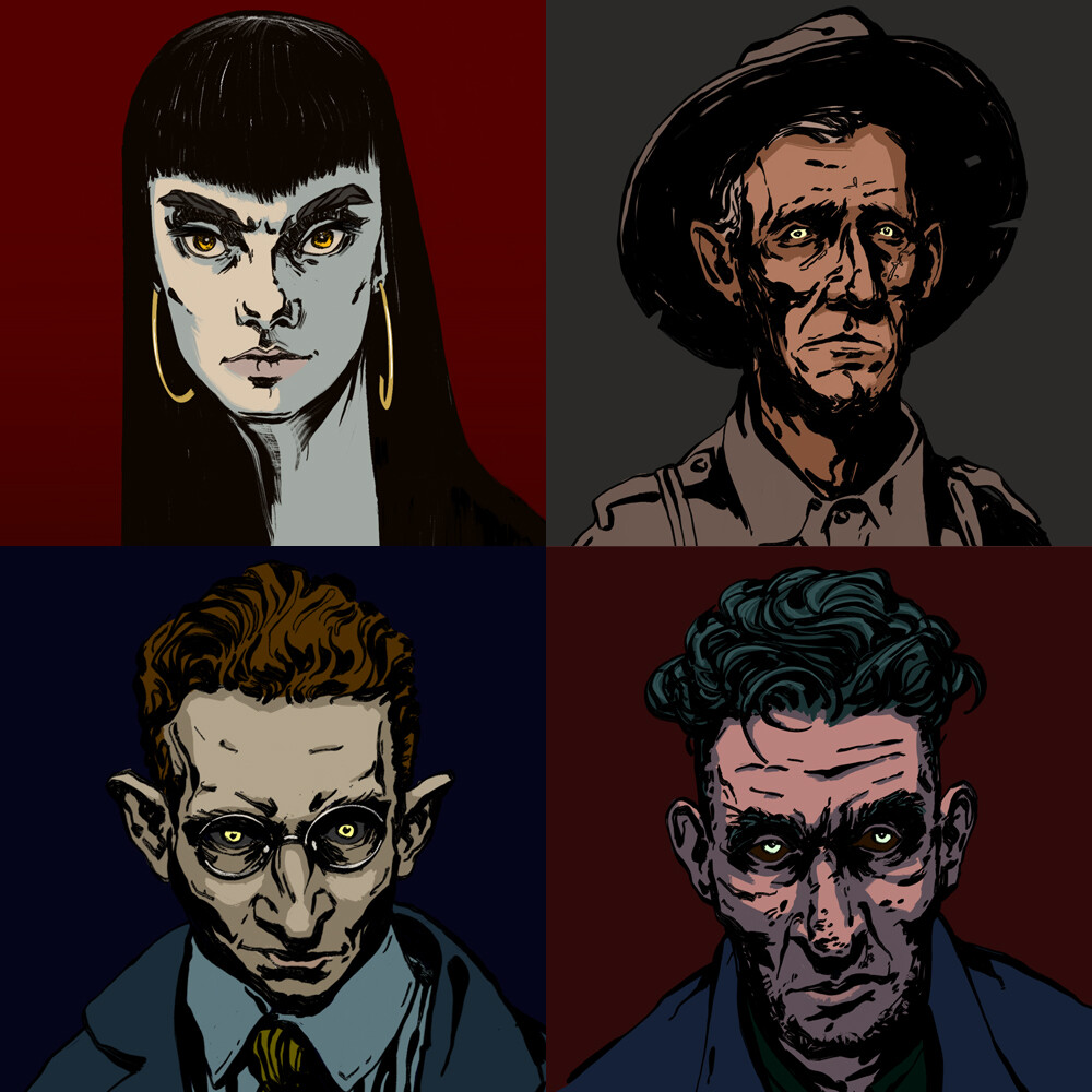 ArtStation - Rough character sketches