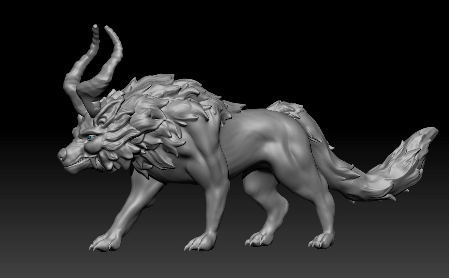 ArtStation - WOLF MOUNT CONCEPT