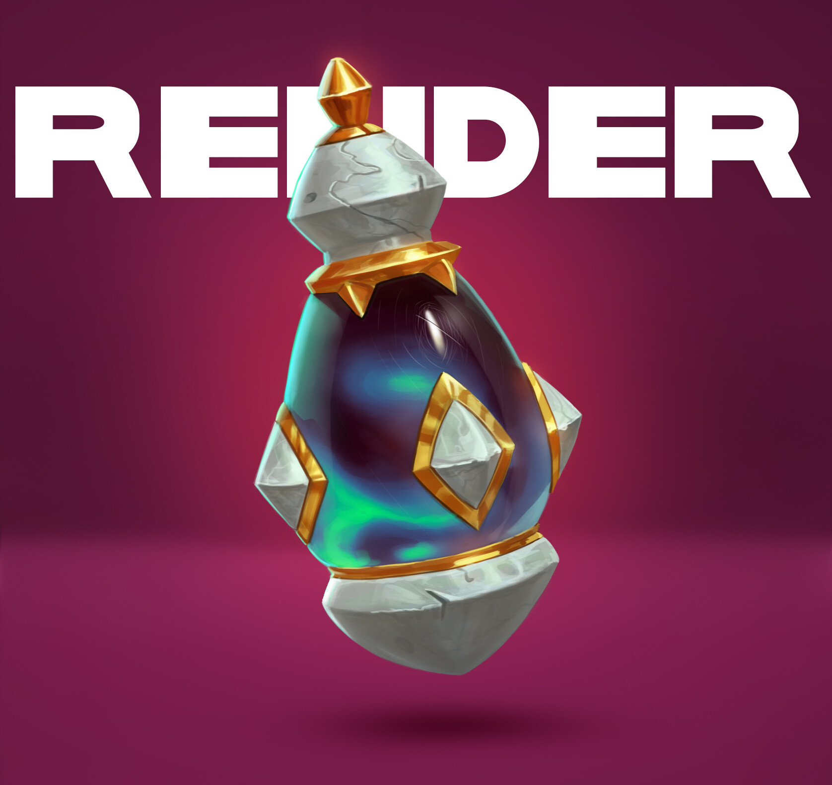 ArtStation - Items render practice