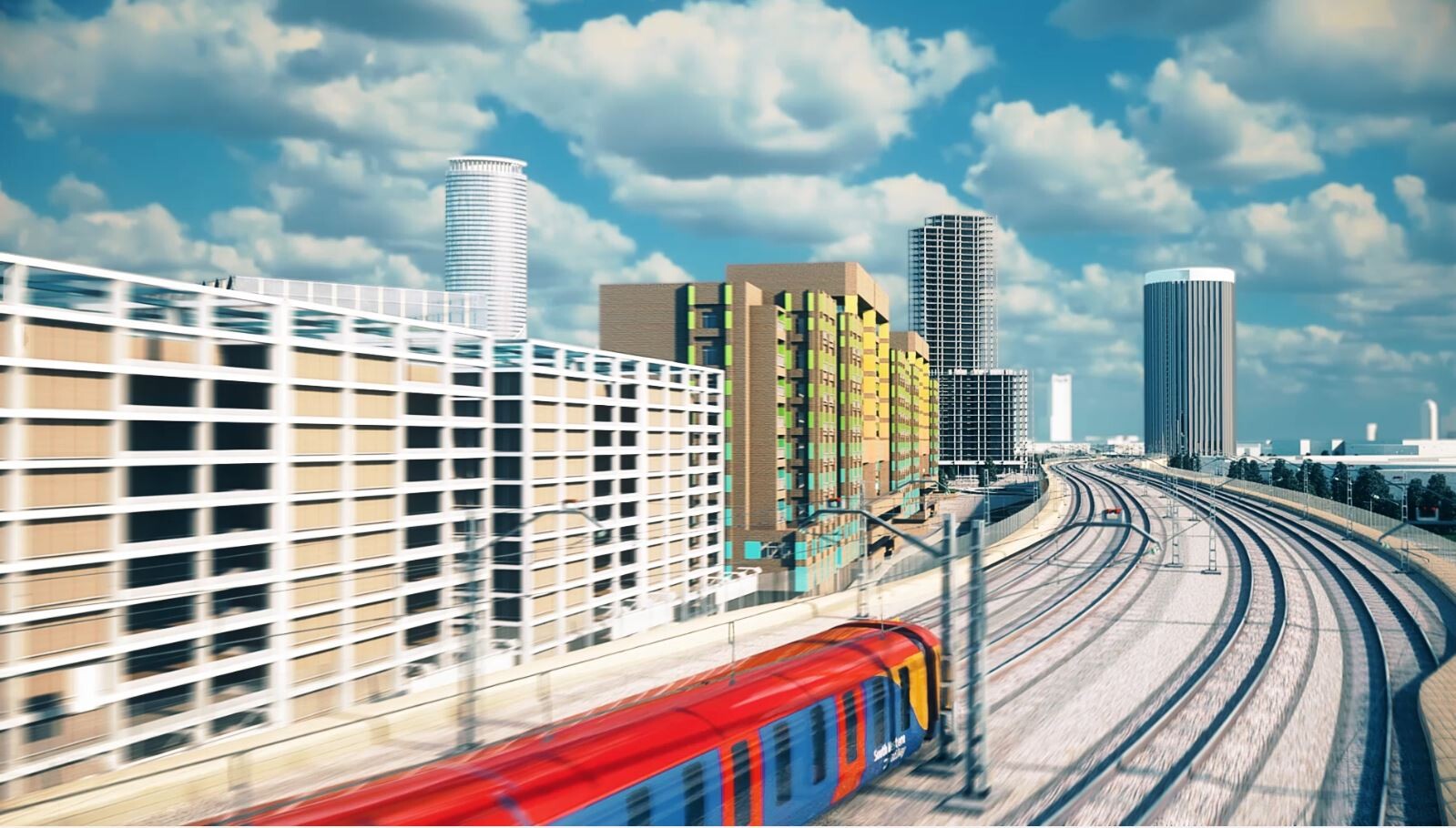 ArtStation - NINE ELMS SQUARE