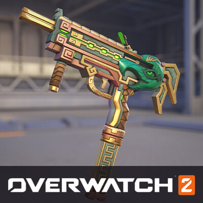ArtStation - OVERWATCH 2 - Sombra 'Aztec' weapon skin