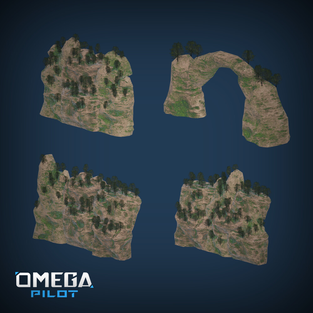 ArtStation - Cliff Asset Pack