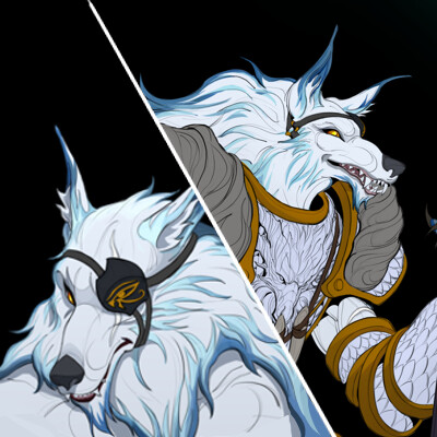 ArtStation - Werewolf Paladin Fang Lunason