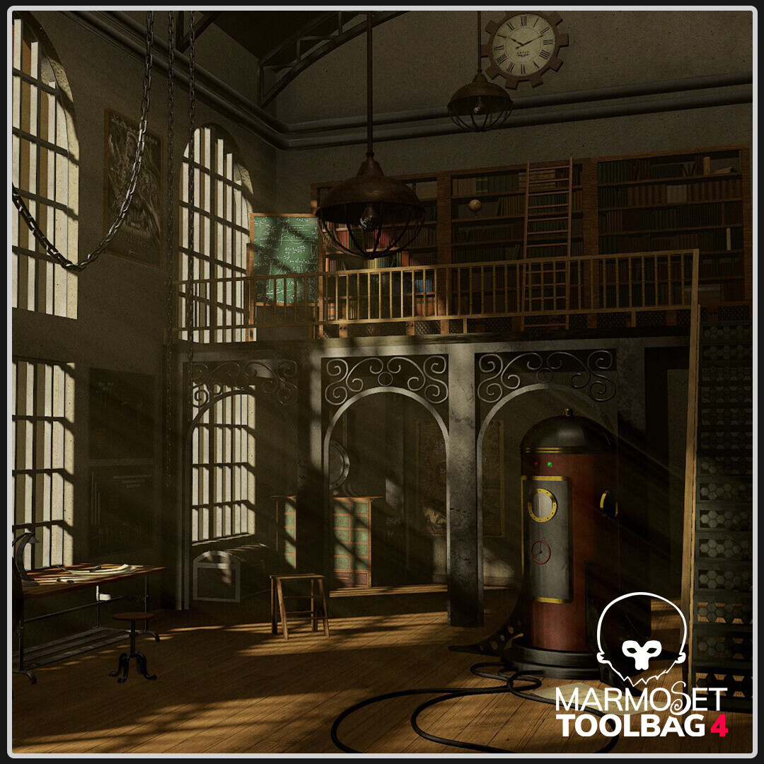 ArtStation - 3D Steampunk Stage