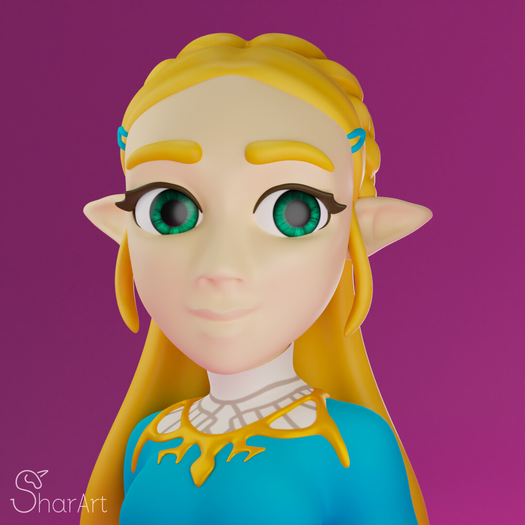 ArtStation - Princess Zelda Breath of the Wild