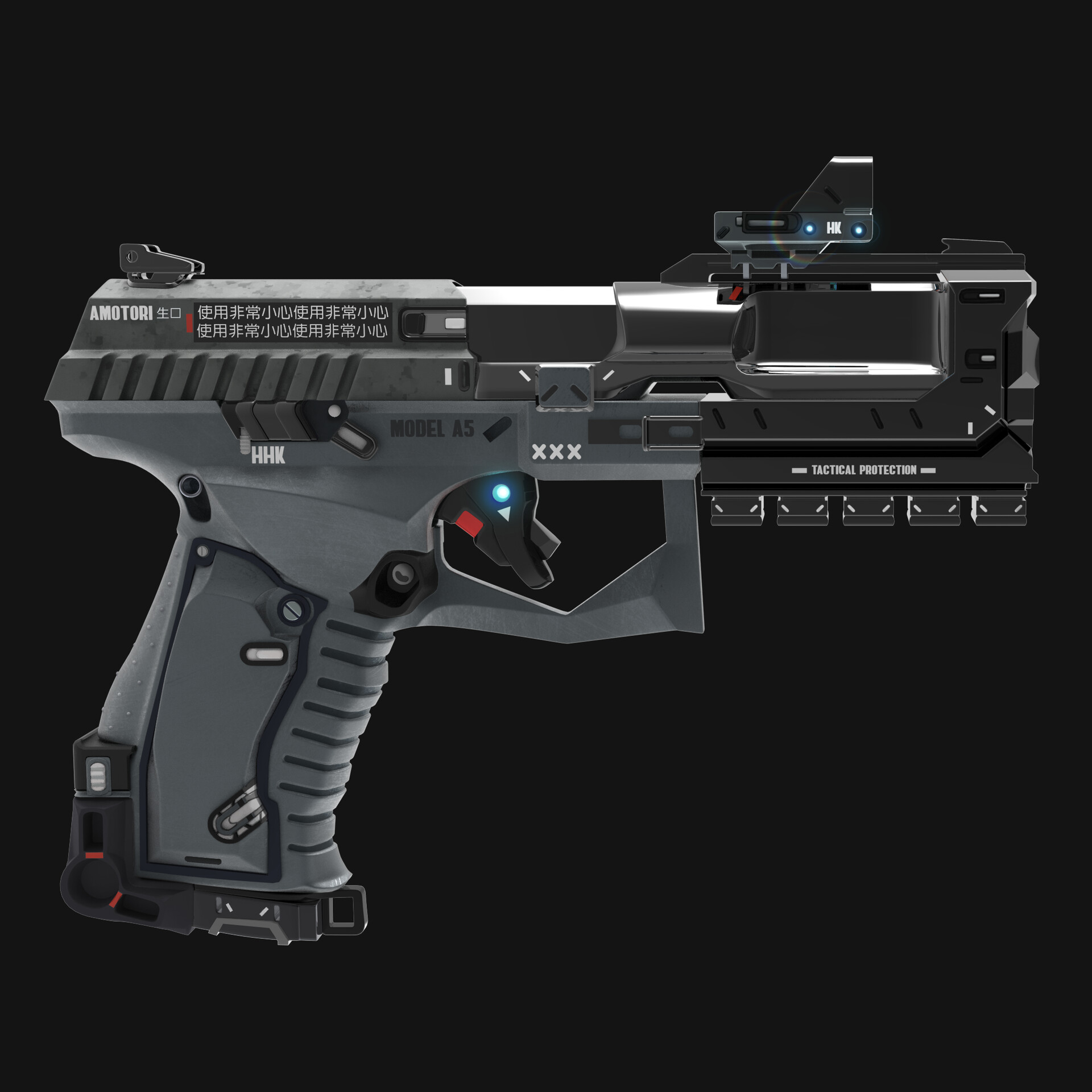 ArtStation - Tactical Handgun Model A5 - Maelstrom