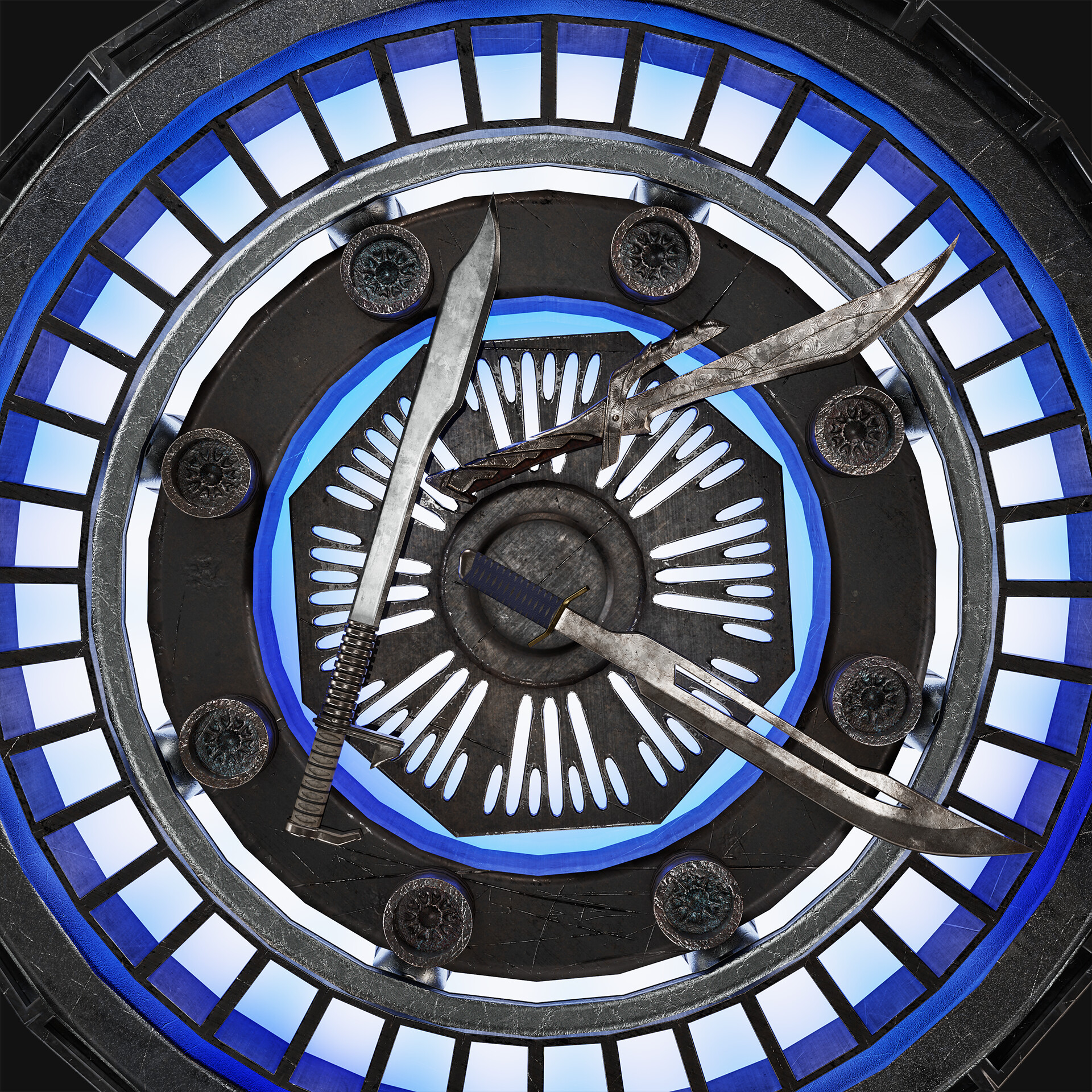 ArtStation - Mandalorian Beskad Swords